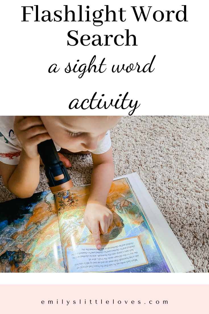 Flashlight Word Search: A Sight Word Activity - Emily's Little Loves
