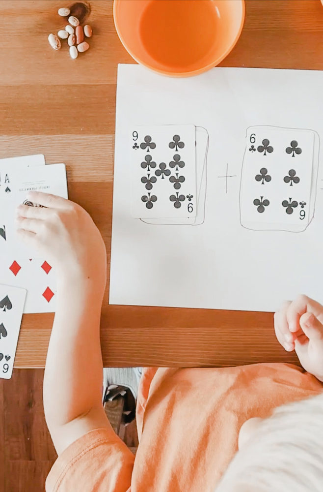 Magic Bean Counting: Finding Combinations of Ten - Emily's Little Loves