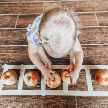 Toddler Counting Activity with Five Frames - Emily's Little Loves