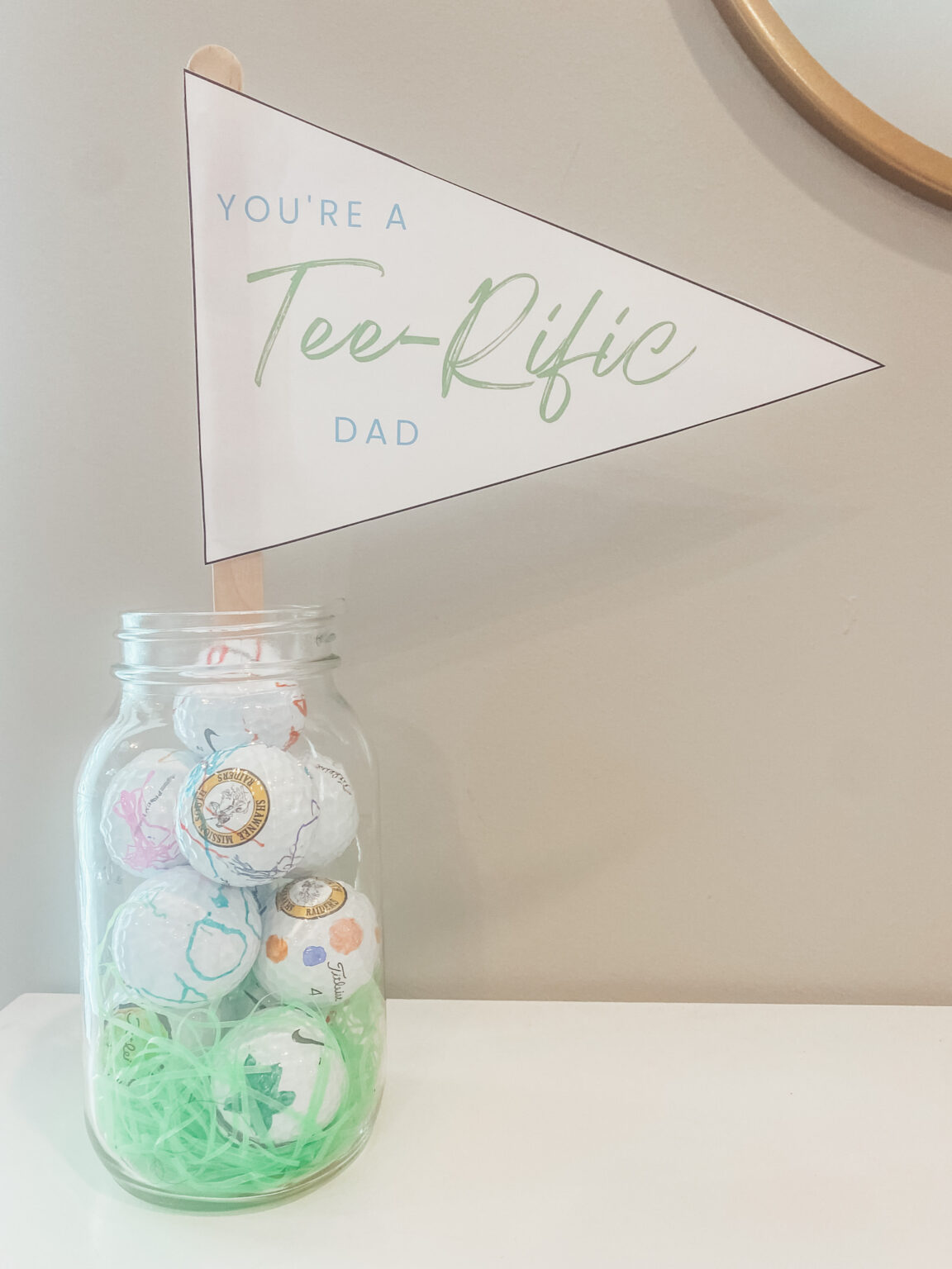 DIY Father's Day Golf Gift Idea - Emily's Little Loves