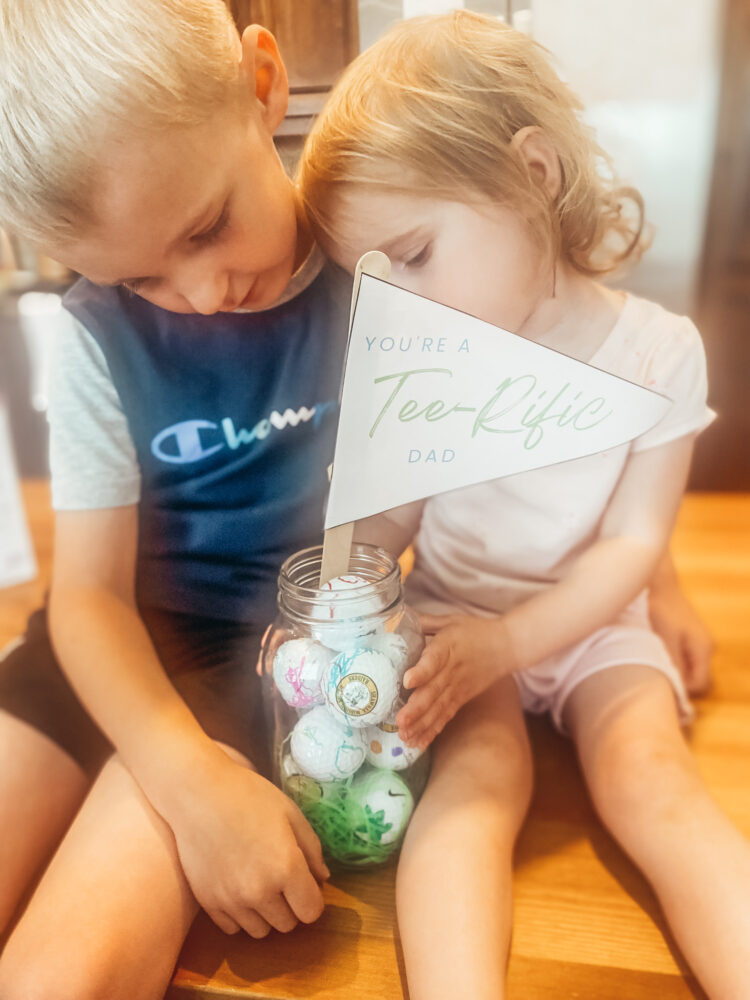 DIY Father's Day Golf Gift Idea - Emily's Little Loves